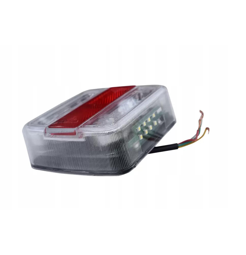 Lampa tylna - L1070 - LED - tylna zespolona uniwersalna BIAŁA