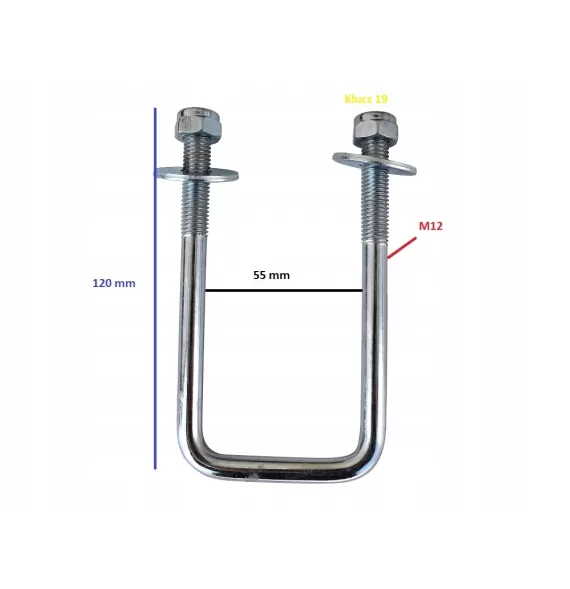 Cybant - KRÓTKI - M12 | 55mm | 120mm
